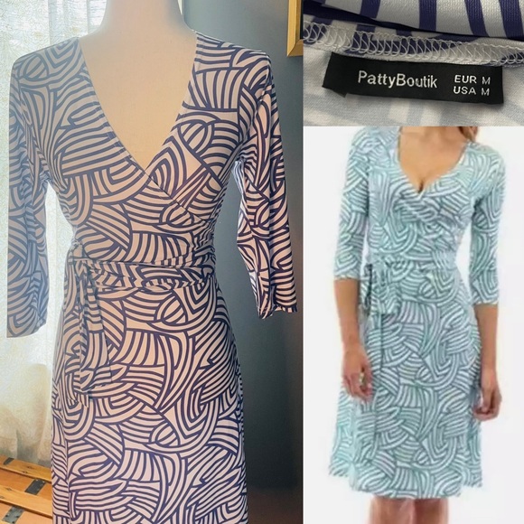 PattyBoutik | Dresses | Patty Boutik Faux Wrap Dress | Poshmark